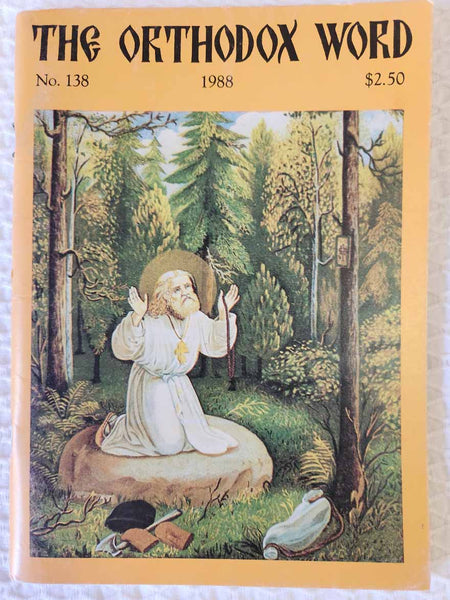 Orthodox Word 138 Jan-Feb 1988 RARE good2 – notofthisworldiconsandbooks.com