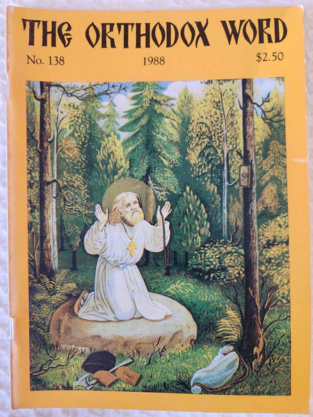 Orthodox Word 138 Jan-Feb 1988 RARE – notofthisworldiconsandbooks.com