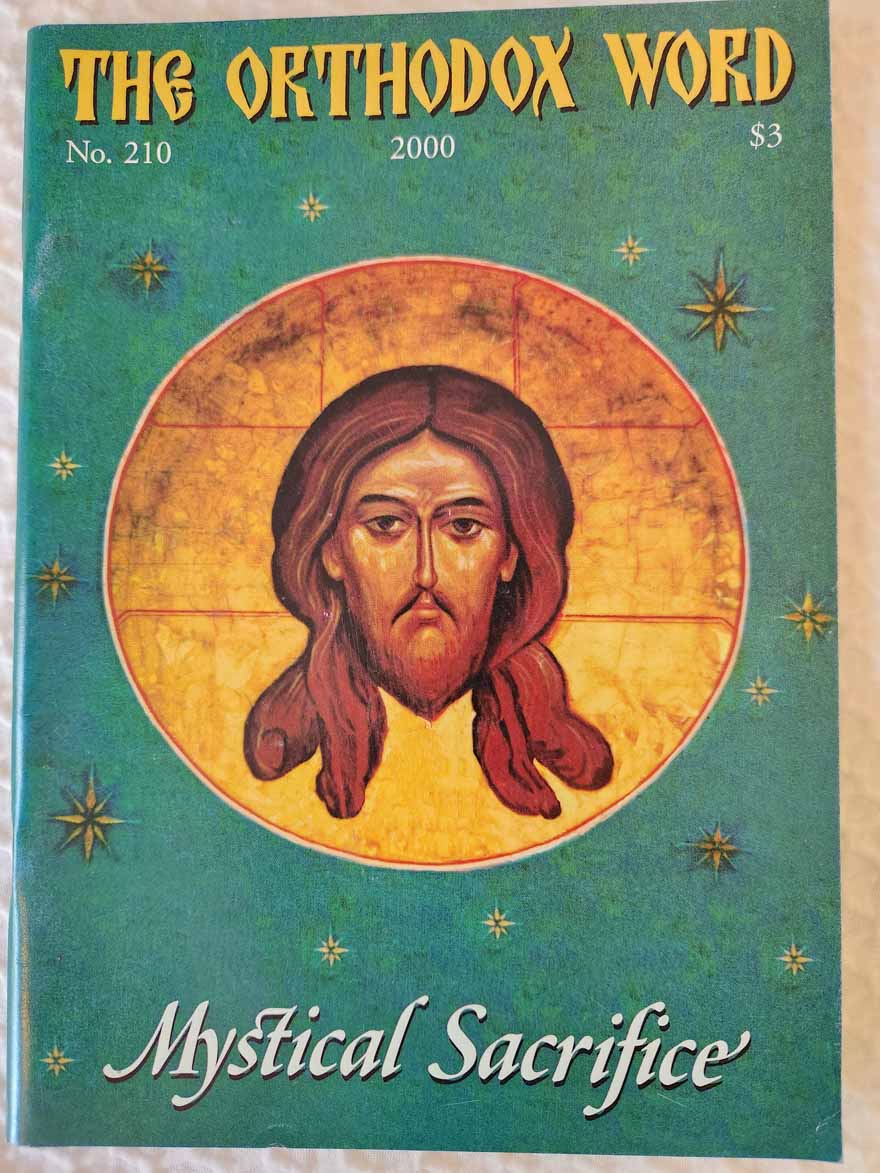 Orthodox Word 210 Jan-Feb 2000 RARE good1 – notofthisworldiconsandbooks.com